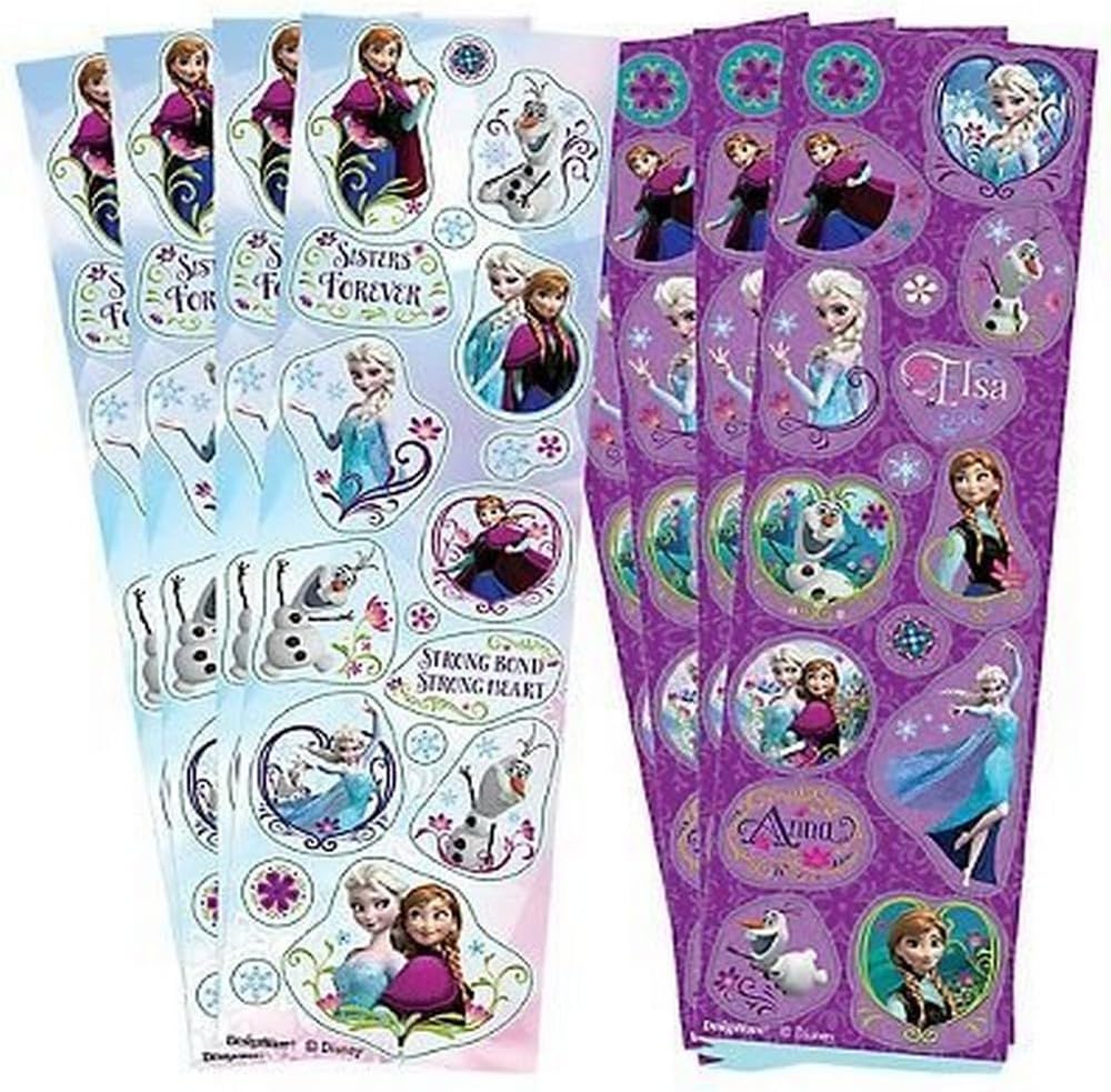 Amazon.com: Disney Frozen Sticker Strips Birthday Party Favour and ...