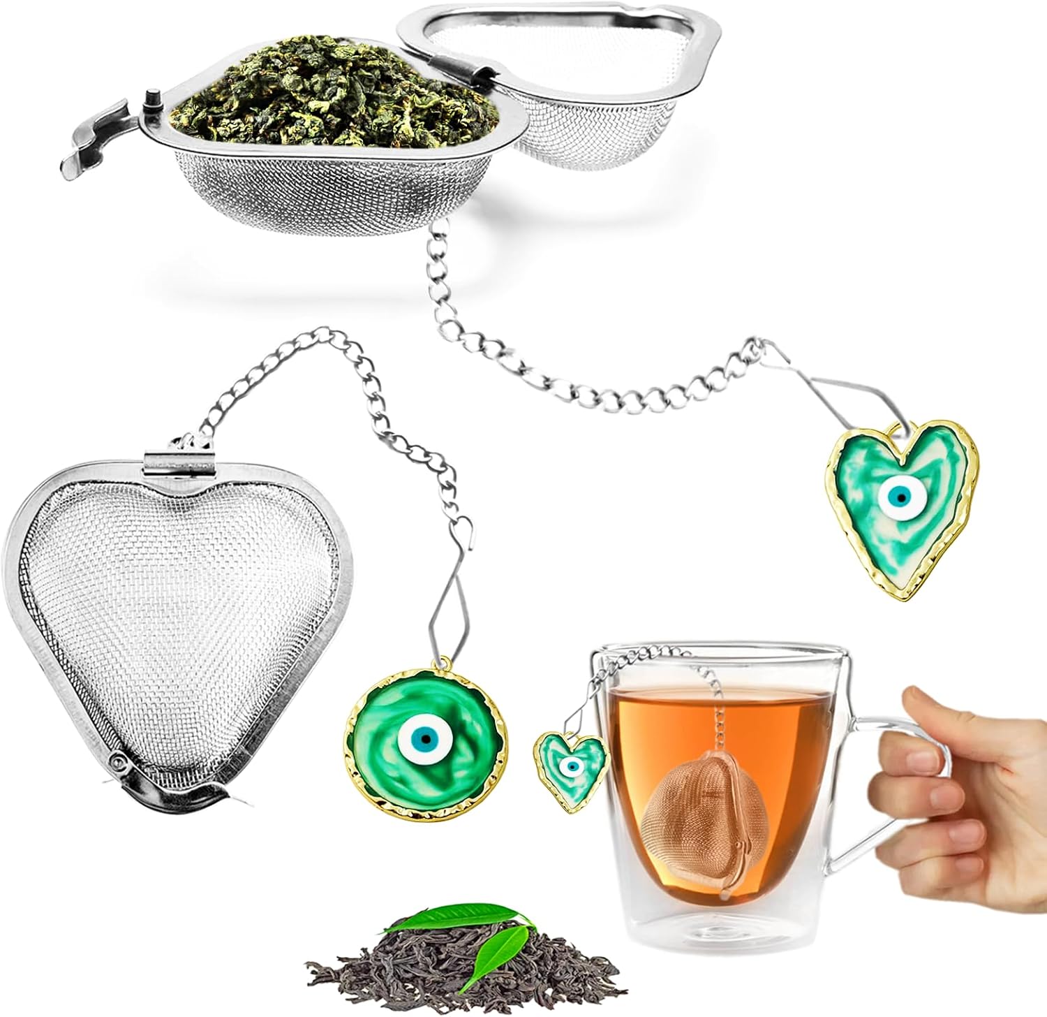 Amazon.com: Teaknowbest tea infuser,tea infuser for loose leaf tea,tea ...