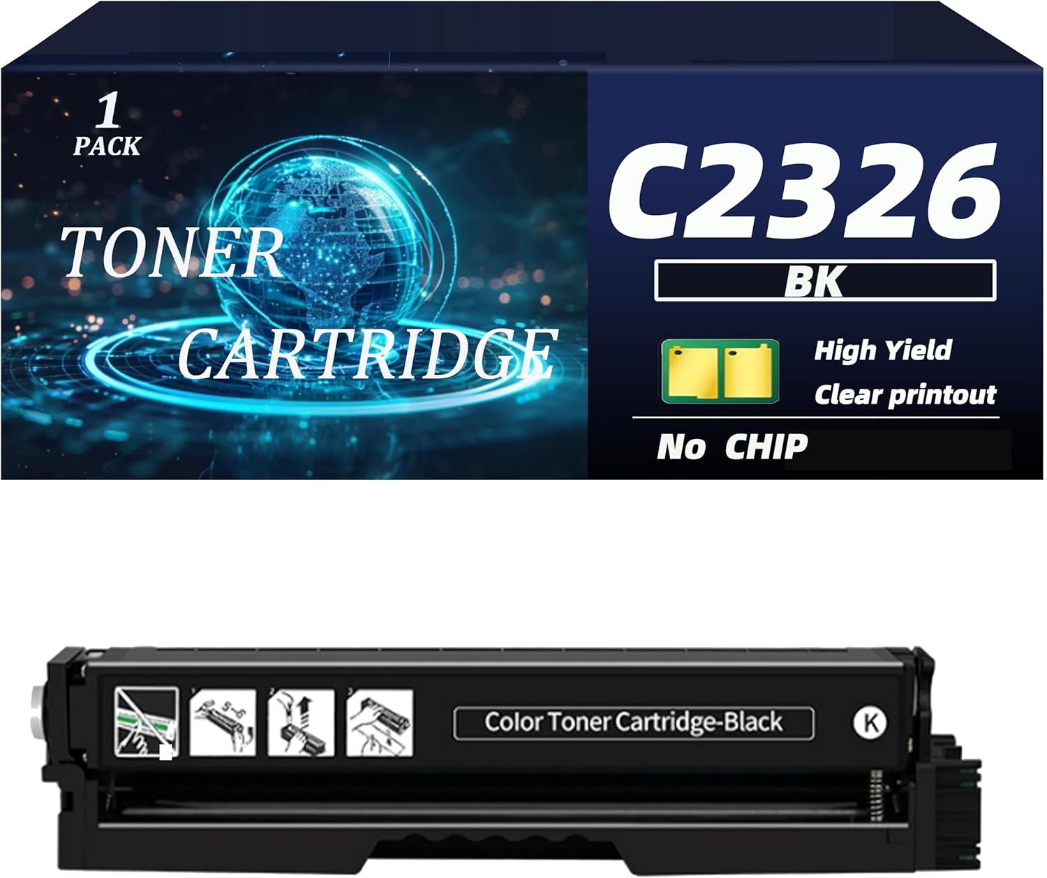 Amazon.com: C2326 High Yield Toner Cartridge Toner cartridges for ...