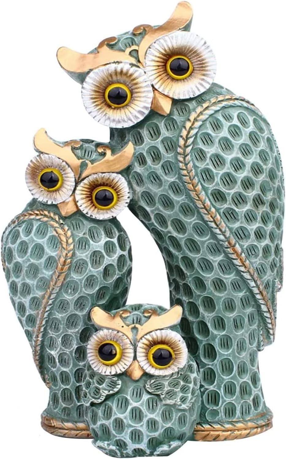 Amazon.com: Sculpture Unique Table Ornament Art Statue Ornament Owl ...