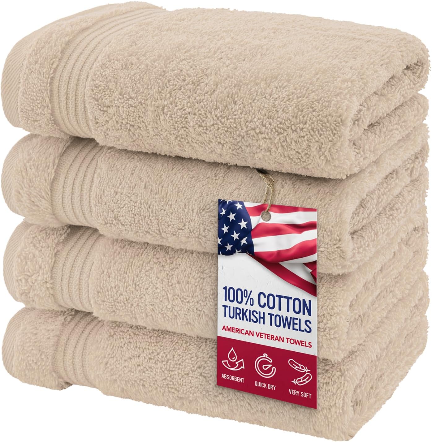 Amazon.com: Superior Egyptian Cotton 8-Piece Hand Towel Set, Towel ...