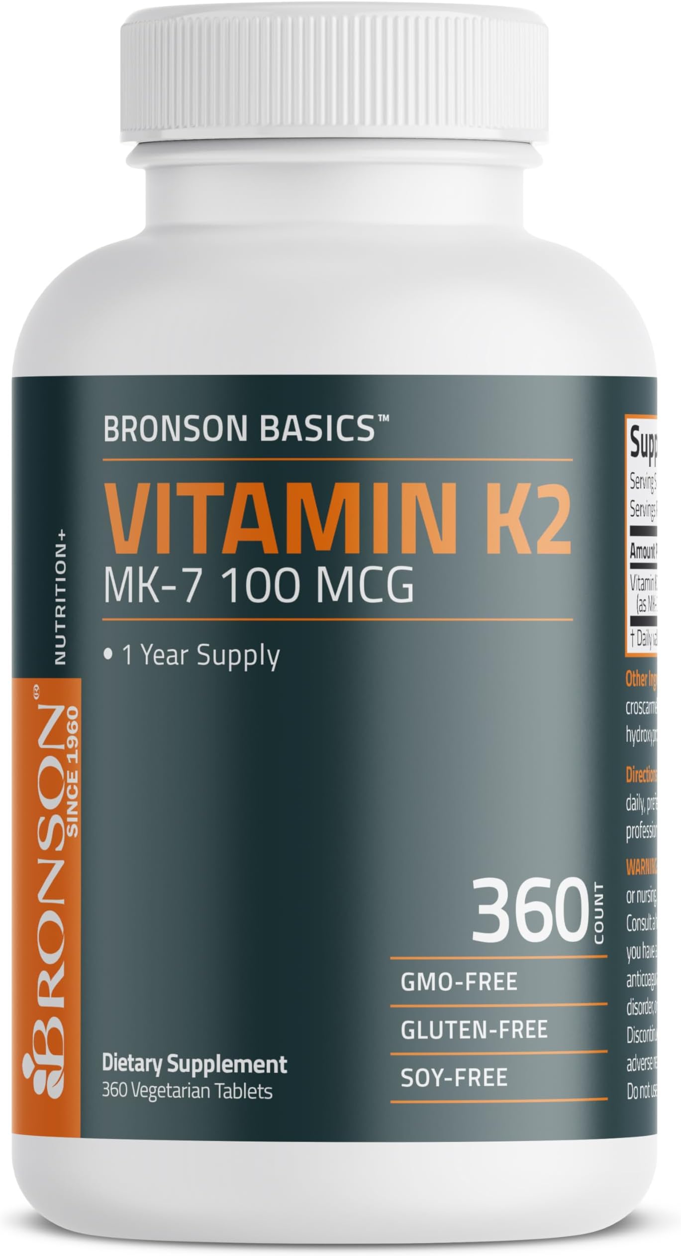Amazon.com: Triple Strength Vitamin K2 ? Bone Health ? 300 MCG (120 ...