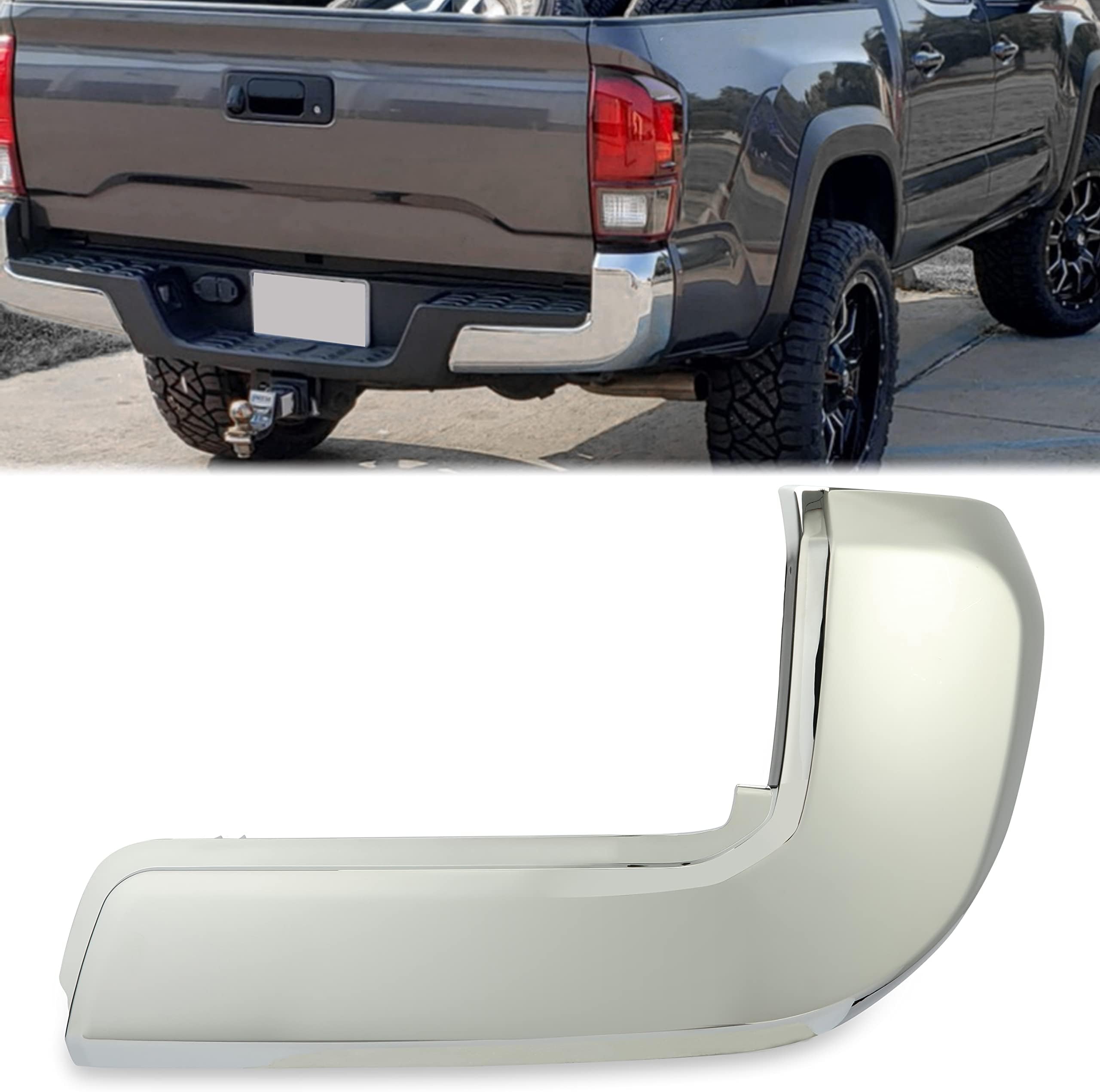 Amazon.com: For Toyota Tacoma 2016-2019 REAR Bumper End Painted 040 ...