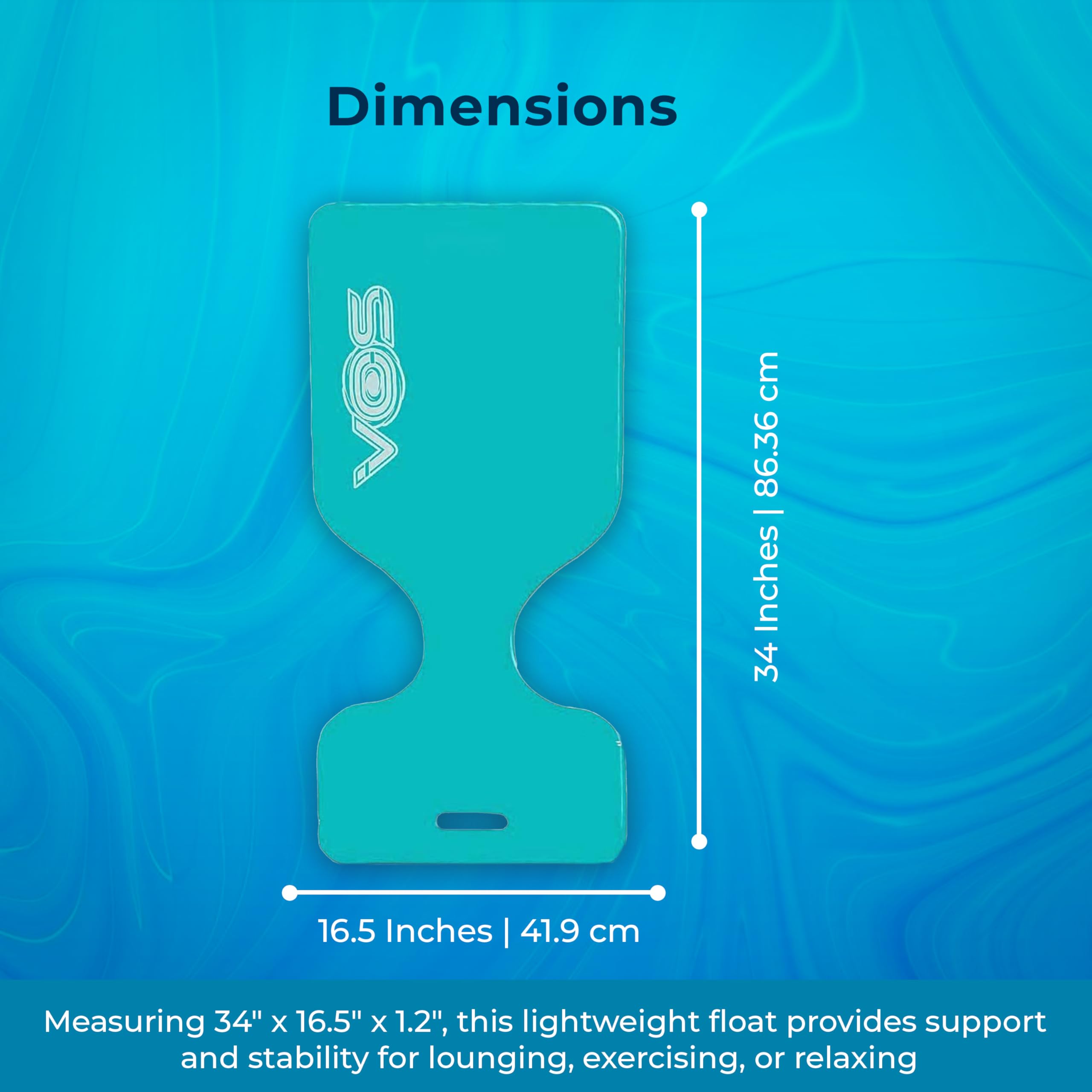 Snapklik.com : VOS Phoenix Premium Water Solid Saddle Floats For Adults ...