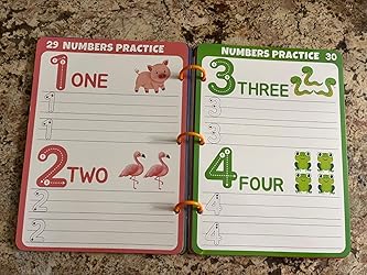 Amazon.com: Preschool Learning Activities Educational Workbook, 62 ...