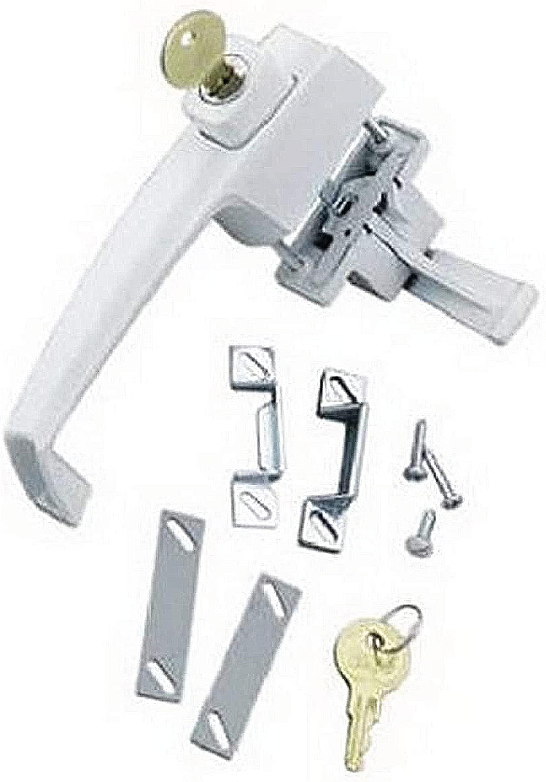 Larson Certified Storm Door Push-Button Heavy-Duty Latch with Key ...