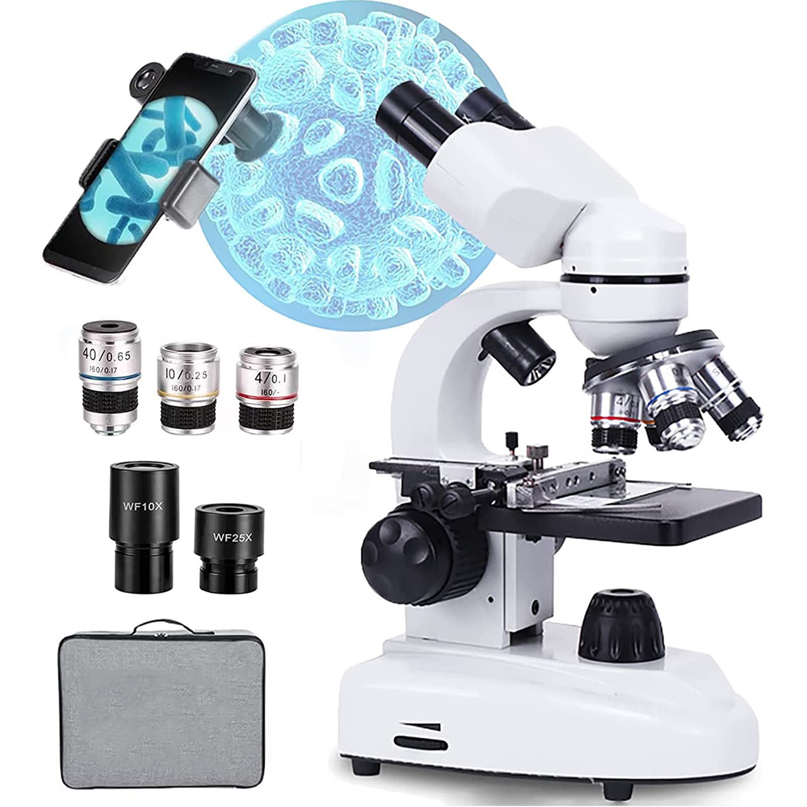 Compound Microscopes Led Binocular Compound Microscope Professional ...