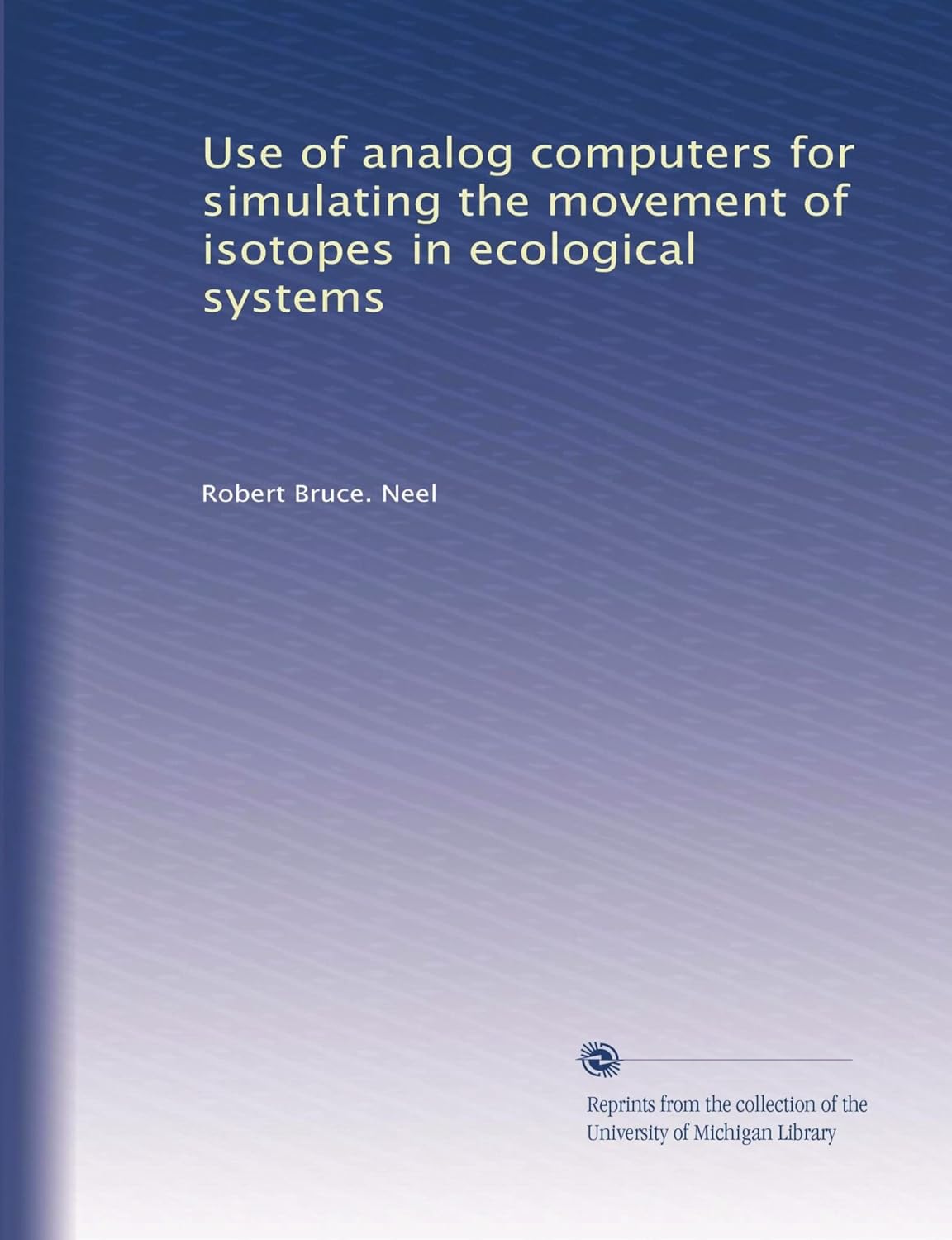 Amazon.com: Use of analog computers for simulating the movement of ...