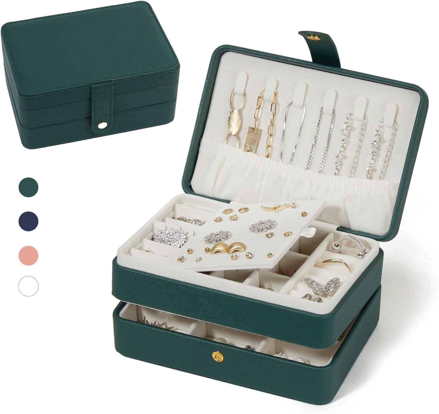 Amazon.com: ATAIMEISEN Storage and Organizer Jewelry box Jewelry ...