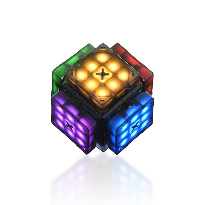 Buy eX-Mars AI Robot Cube & Smart Puzzle Cube | Self Scrambling Puzzle ...