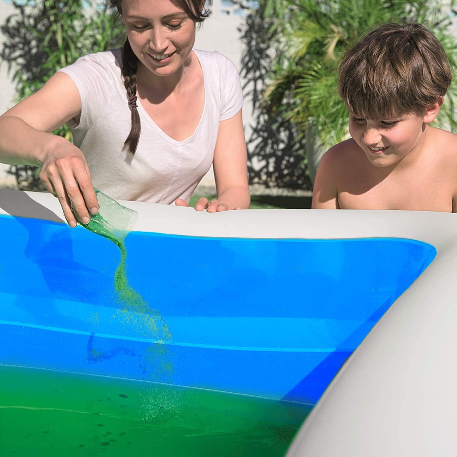 Family Paddling Pool with 9 x Super Fun Slime sachets from Zimpli Kids ...