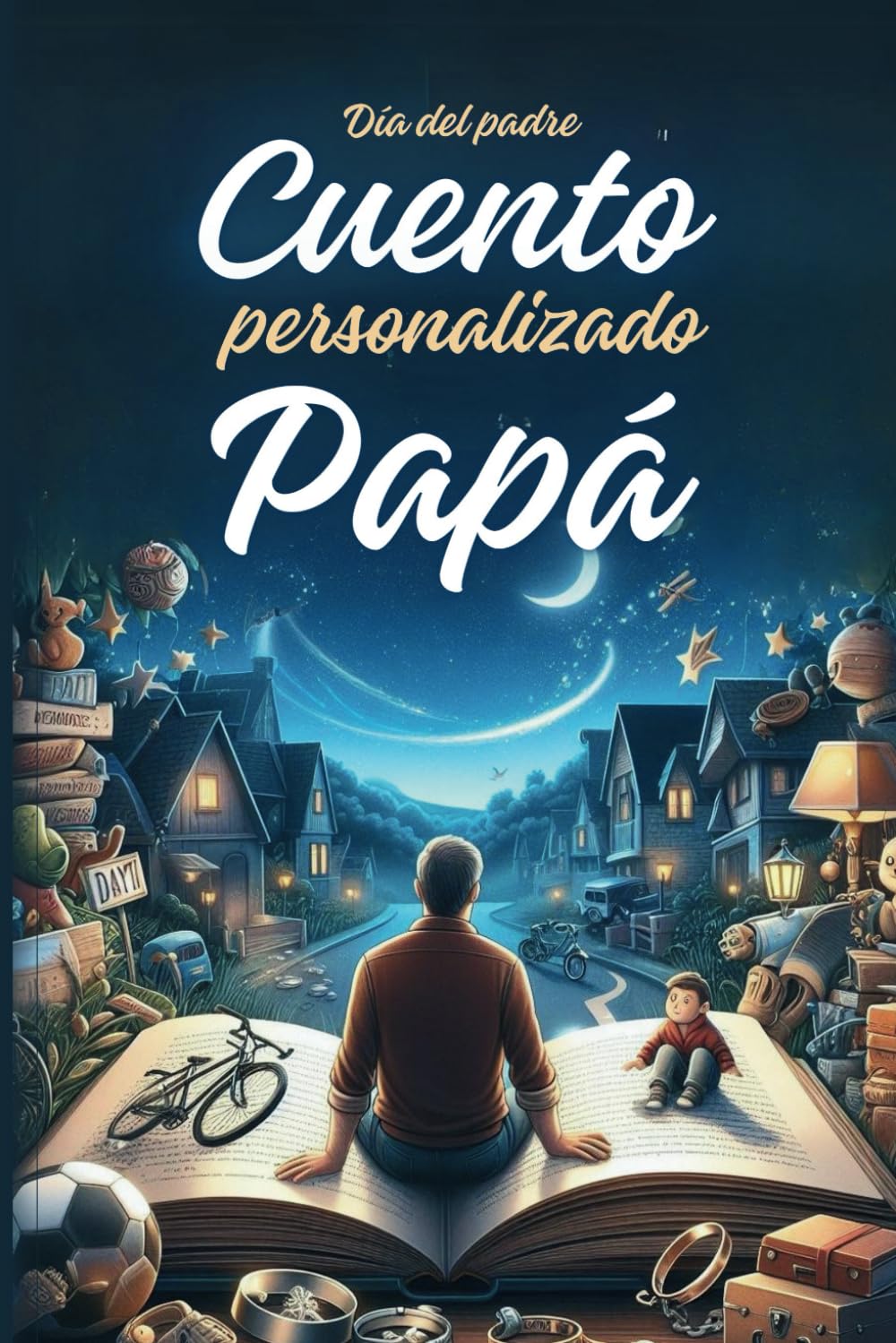 Dia del padre: Cuento personalizado papá: Regalo personalizado y ...