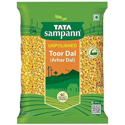 Tata Sampann Toor Dal, 5000 g : Amazon.in: Grocery & Gourmet Foods