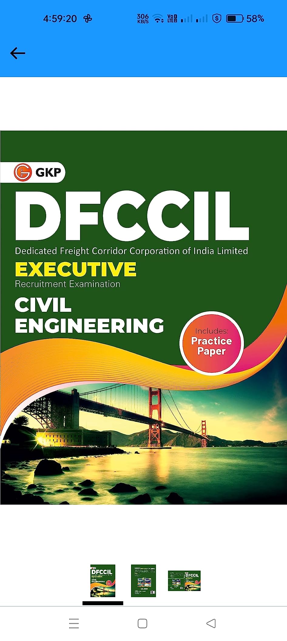 Buy DFCCIL 2023-24 : Executive - Civil Engineering - Guide by GKP Book Online at Low Prices in ...