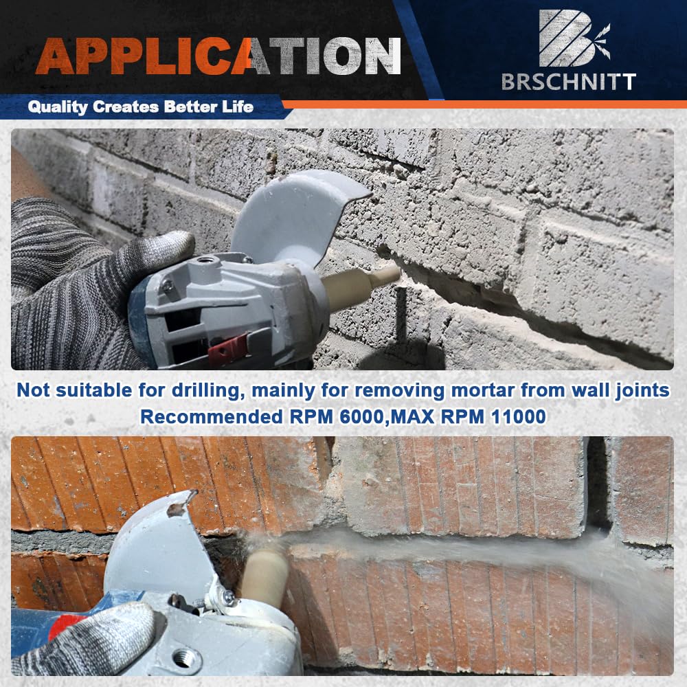 Snapklik.com : BRSCHNITT Carbide Brick Mortar Grout Cutter - 1025mm (3/ ...