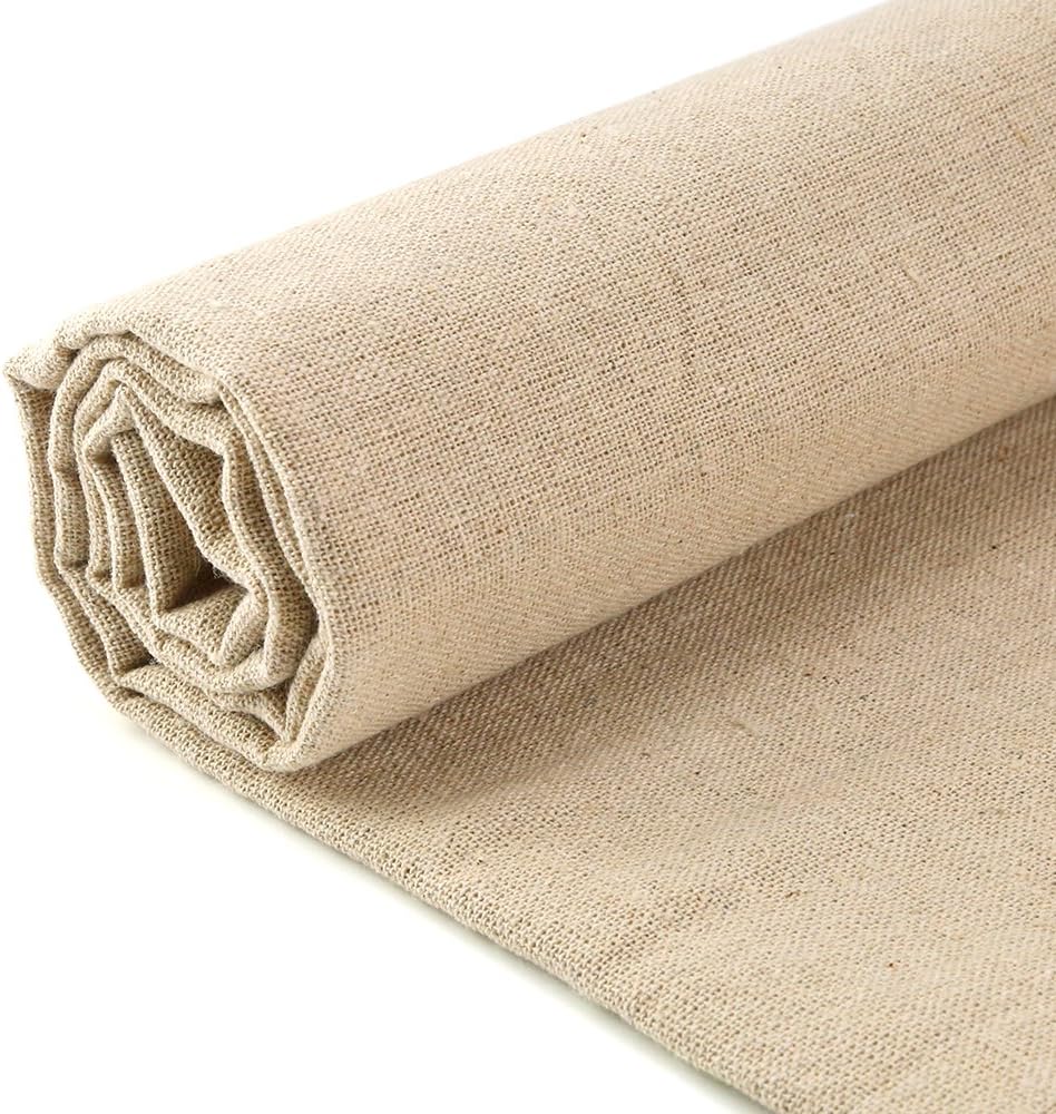 Amazon.com: Caydo Large Linen Needlework Fabric, Embroidery Fabric for ...