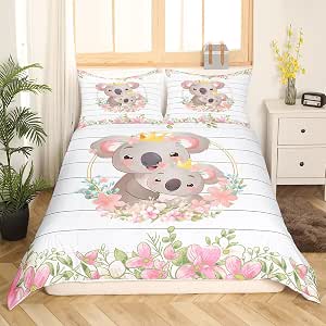 Amazon.com: Cute Koala Bedding Set Koala Comforter Cover for Kids Boys ...