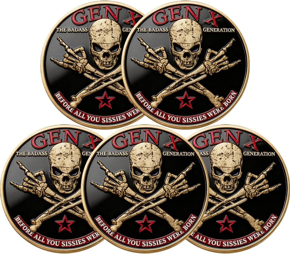 Amazon.com: GEN X Coin – The Ultimate Tribute to The Badass Generation ...