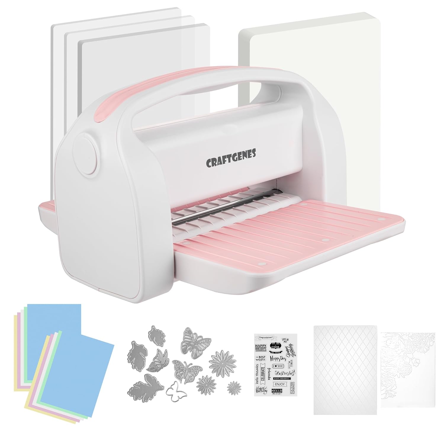 Amazon.com: CraftGenes Manual Die Cutting Machine and Embossing Machine ...