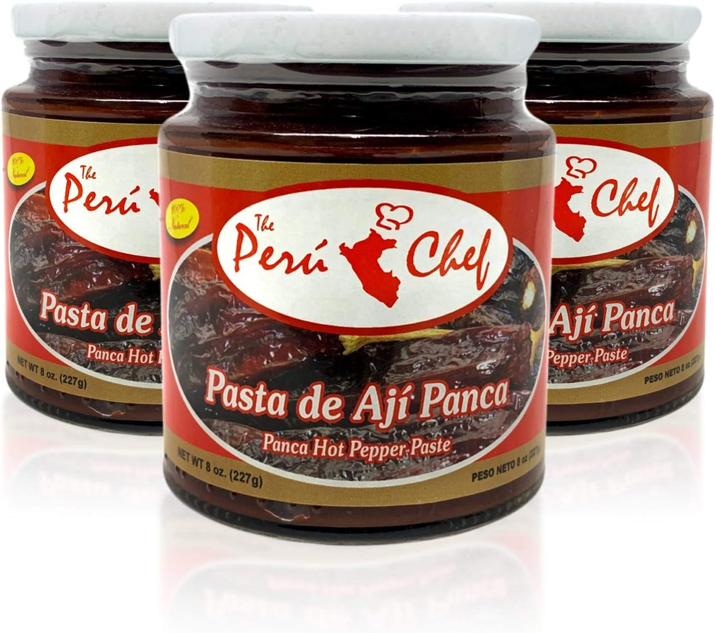 Amazon.com : Valle Fertil Peruvian Panca Peppers Paste | Pasta de Aji ...
