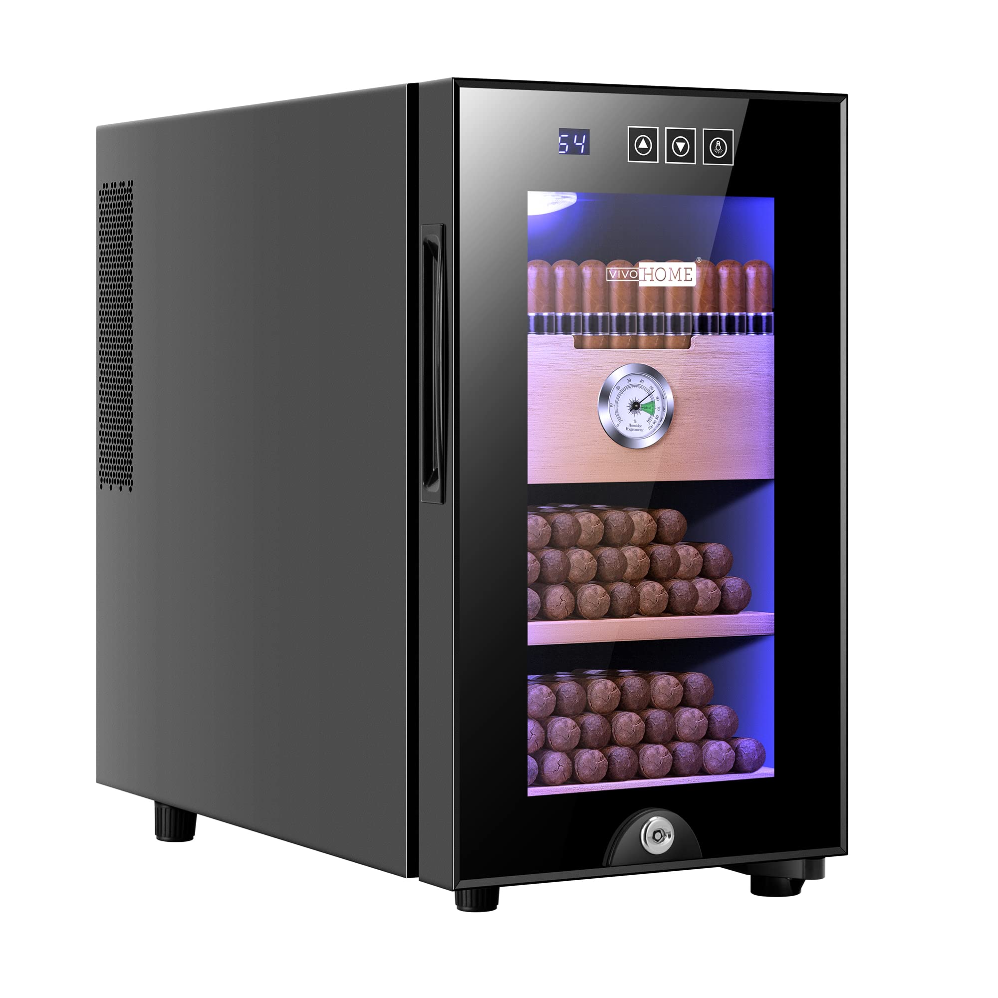 Amazon.com: VIVOHOME 23 L Electric Humidor with Hygrometer, Spanish ...