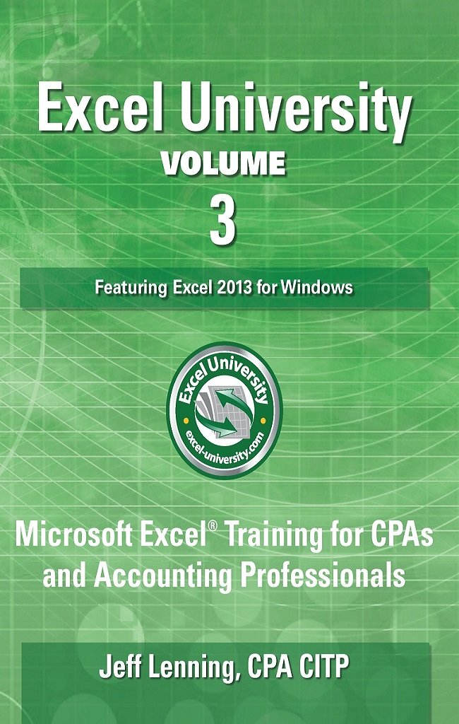 Amazon.com: Excel University Volume 3 - Featuring Excel 2013 for Windows: Microsoft Excel ...