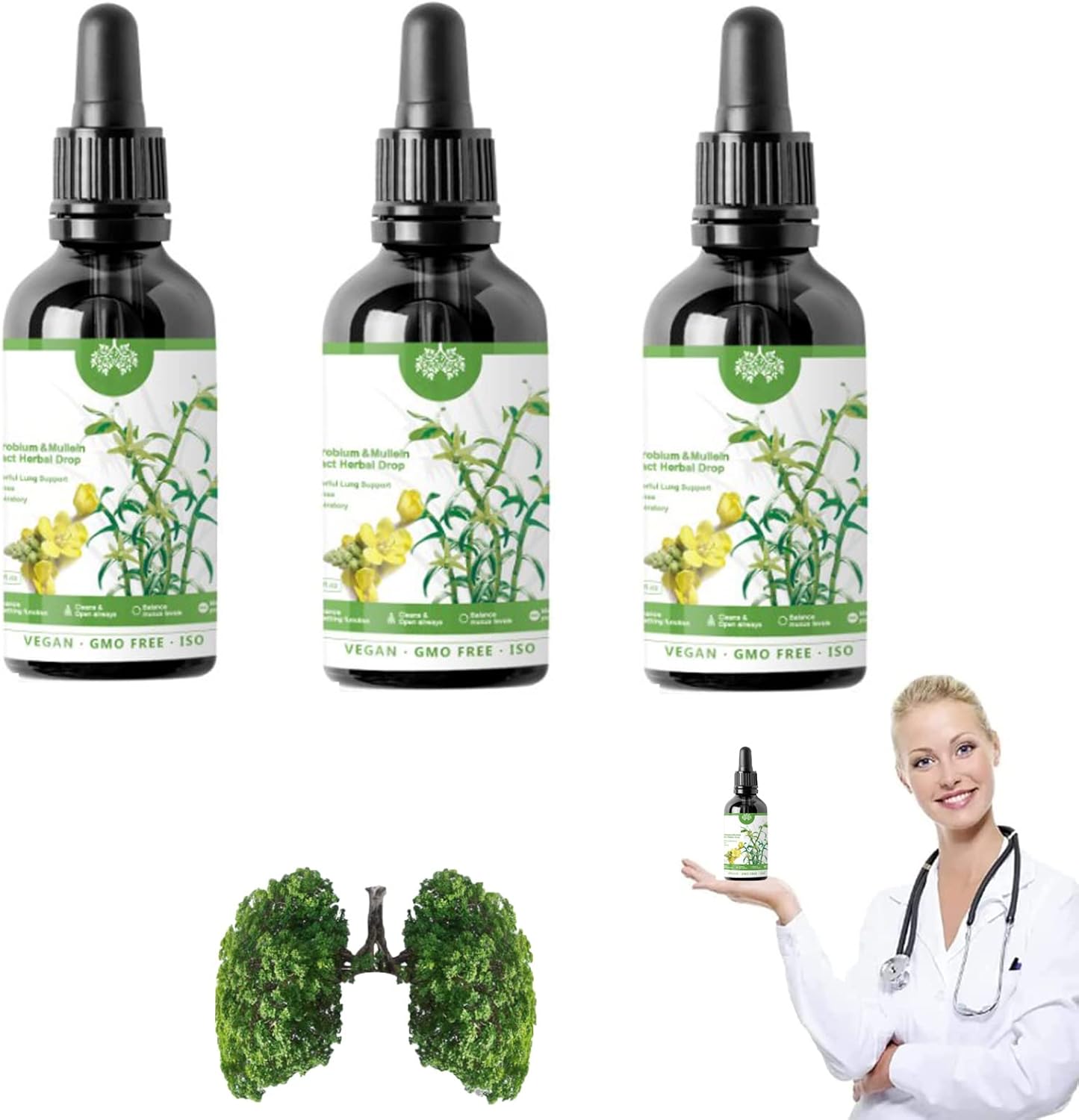 Amazon.com: RJDJ Clearbreath Dendrobium & Mullein Extract, Dendrobium ...
