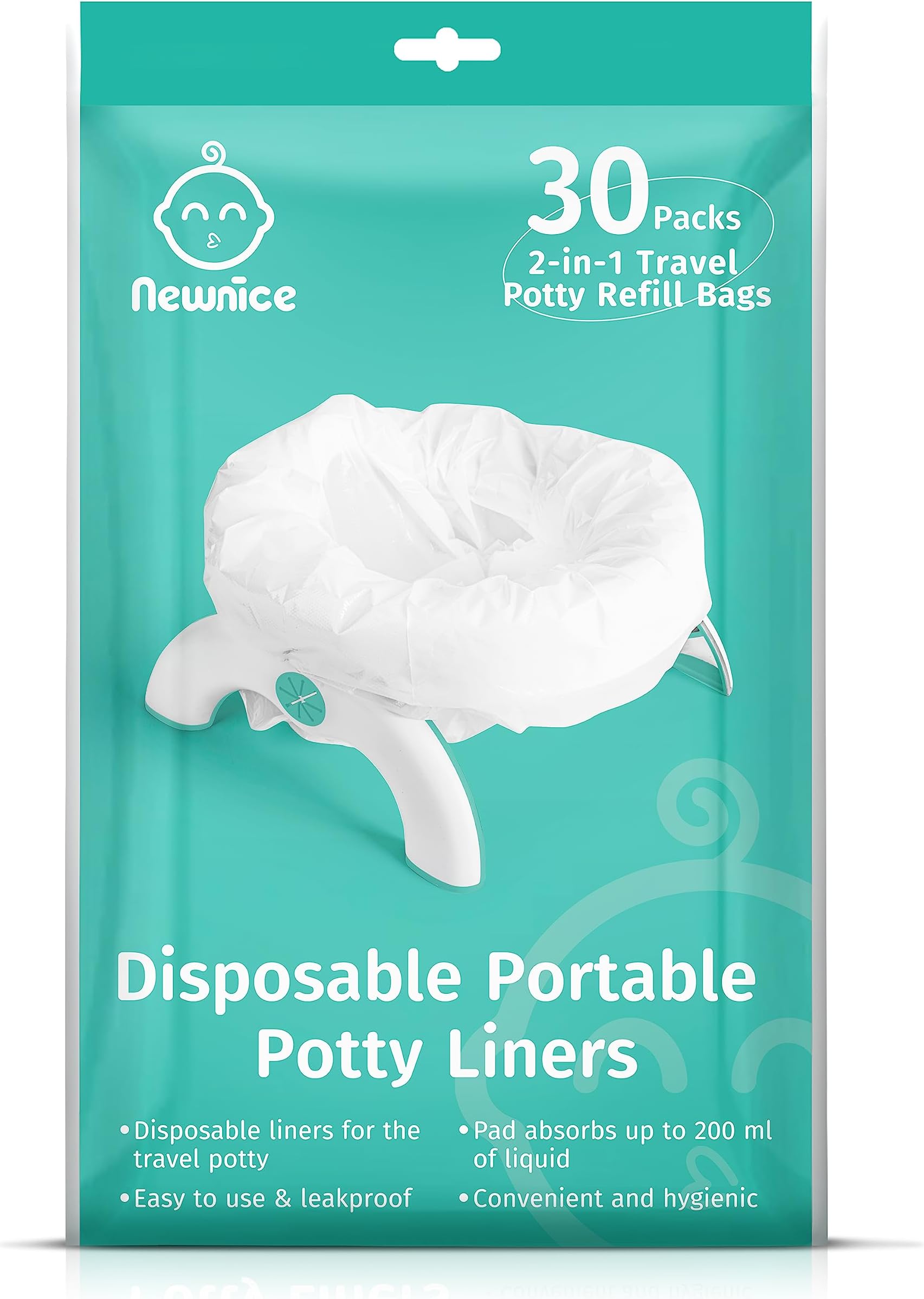 Amazon.com : SunnySmile 150 Pack Portable Travel Universal Potty Chair ...