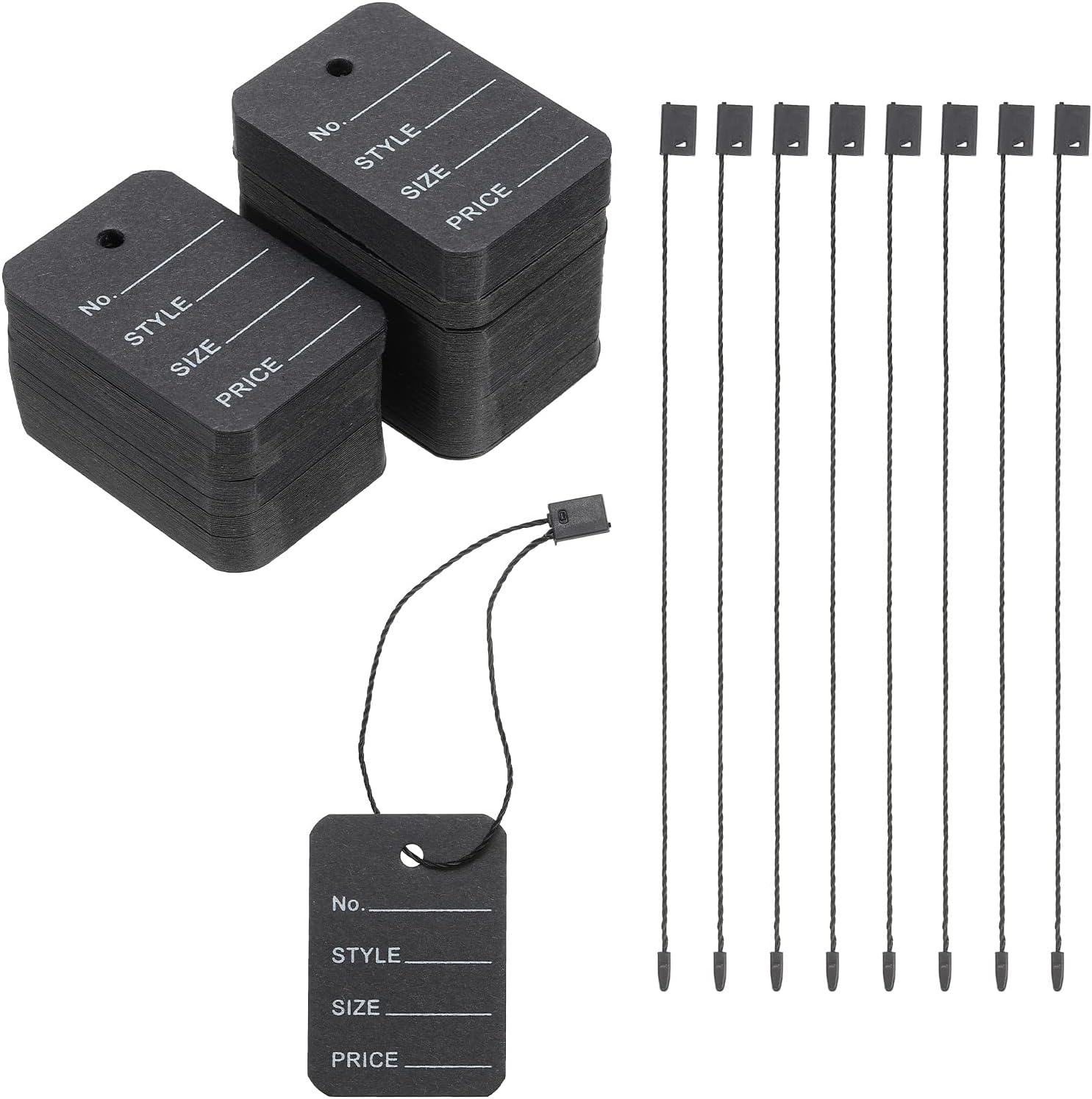 PATIKIL Price Tags and Hang Tag String Clothing Price Marking Tag, 2"x1 ...