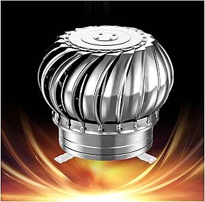 Amazon.com: ZHENGQIAN Stainless Steel Rotating Chimney Cowl Cap ...