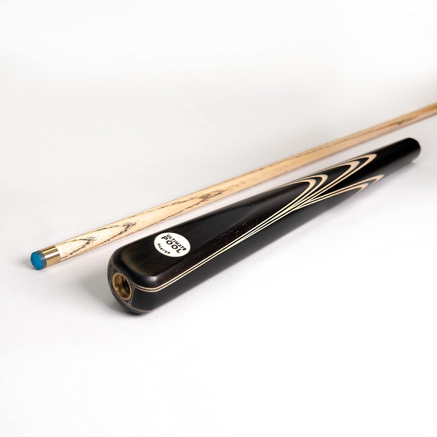 Ultimate Pool "Master Ebony With Natural Double Splice 3/4 Length Pool ...