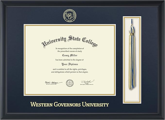 Amazon.com - Framerly - Western Governors University 11" w x 8.5" h ...