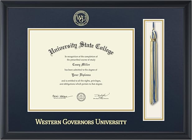 Amazon.com - Framerly - Western Governors University 11" w x 8.5" h ...