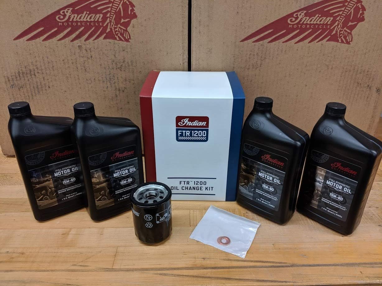 Amazon.com: Indian Motorcycle Oil Change Kit for Chieftain, Roadmaster ...