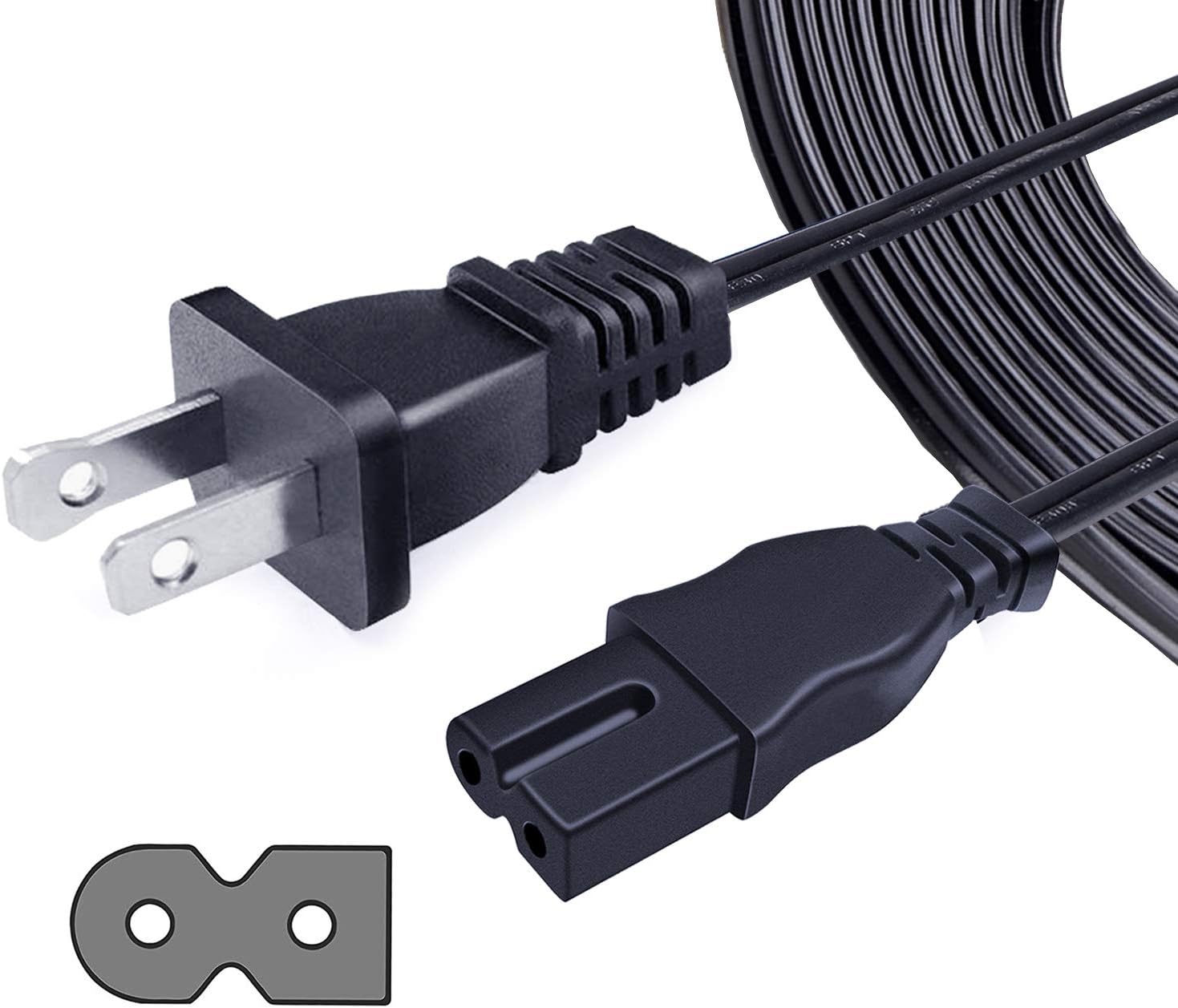 Amazon.com: 8.2ft 2 Prong Power Cord for Singer Quantum Stylist 9960 ...