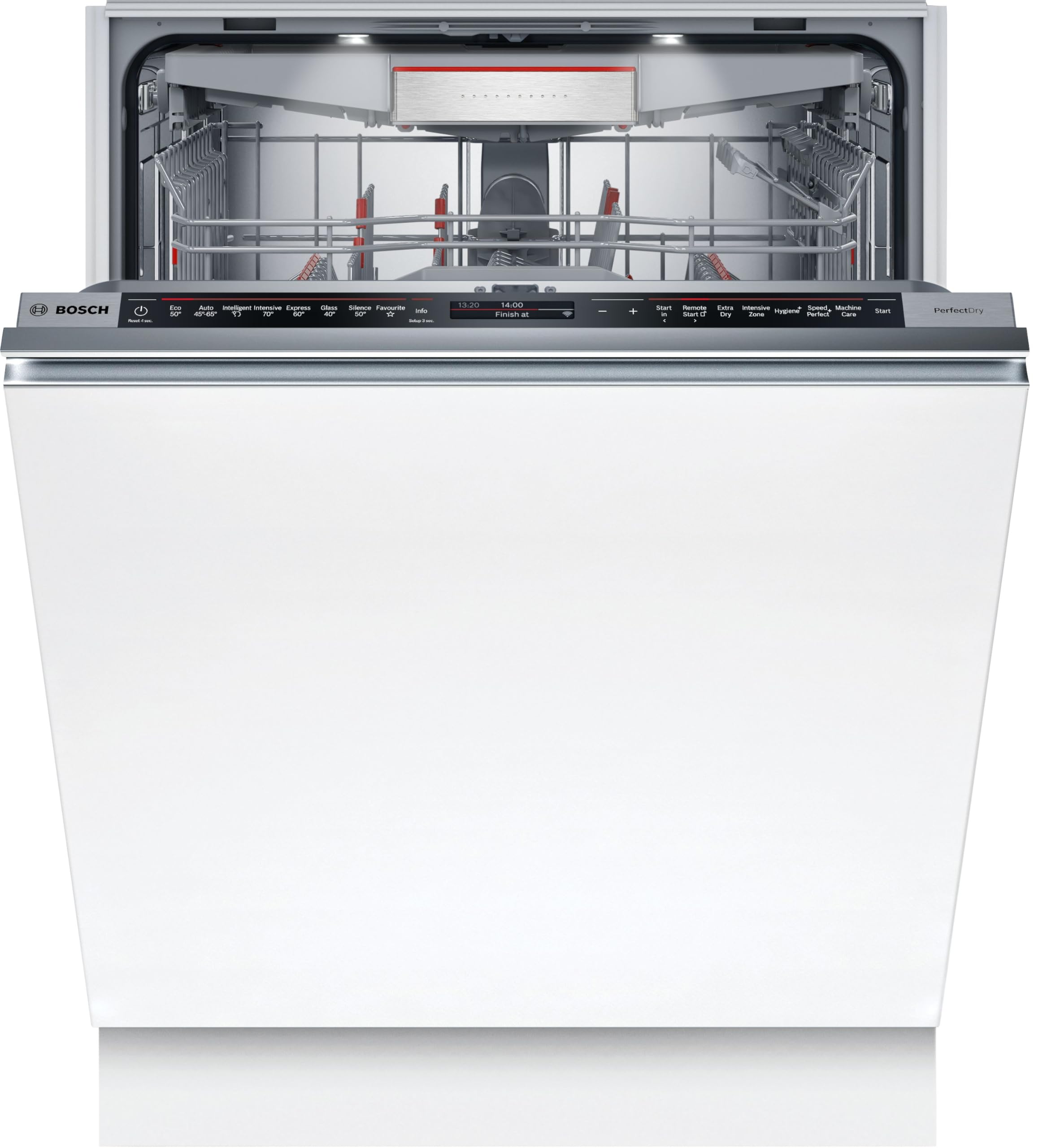 Bosch SMD8YCX03G Series 8, Built-in Fully-integrated dishwasher 60 cm ...