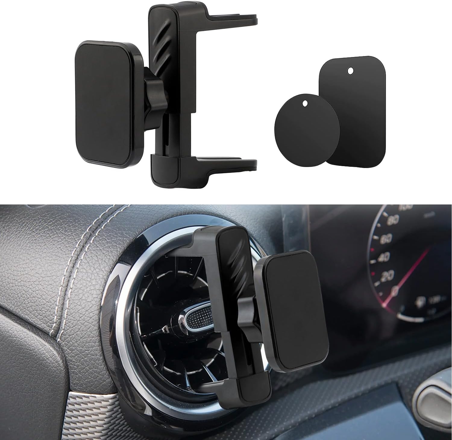 Amazon.com: CARFIB Magnetic Car Phone Holder for Mercedes Benz ...