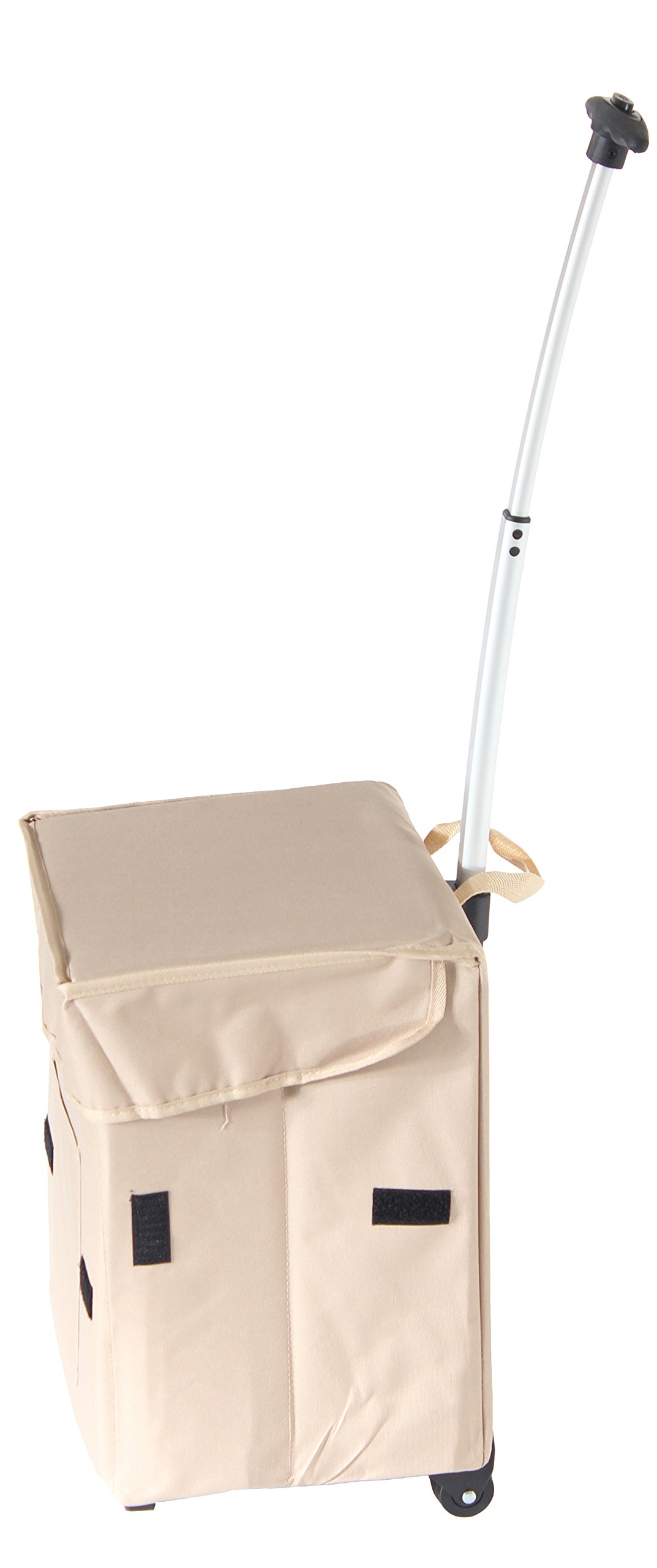 Snapklik.com : Dbest Products Smart Cart, Khaki Collapsible Rolling ...