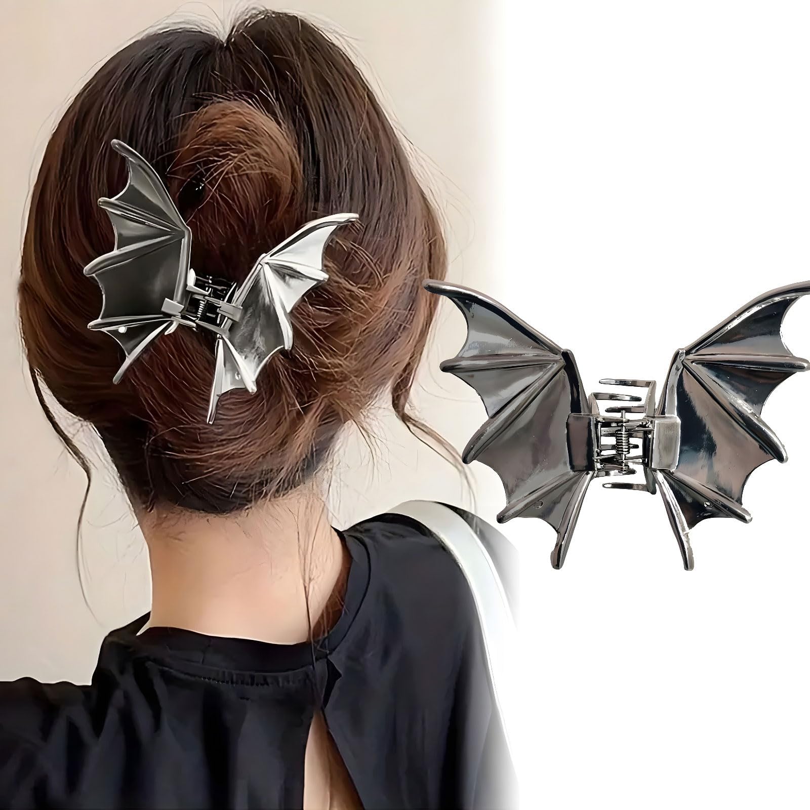 Amazon.com : kreepsville 666 Bat Claw Clip Gothic Horror Hair Accessory ...