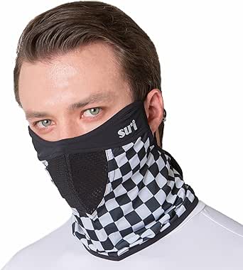 SUIGOLF KOREA (Type G) UV Sun Protection Balaclava Half Face Mask - For ...