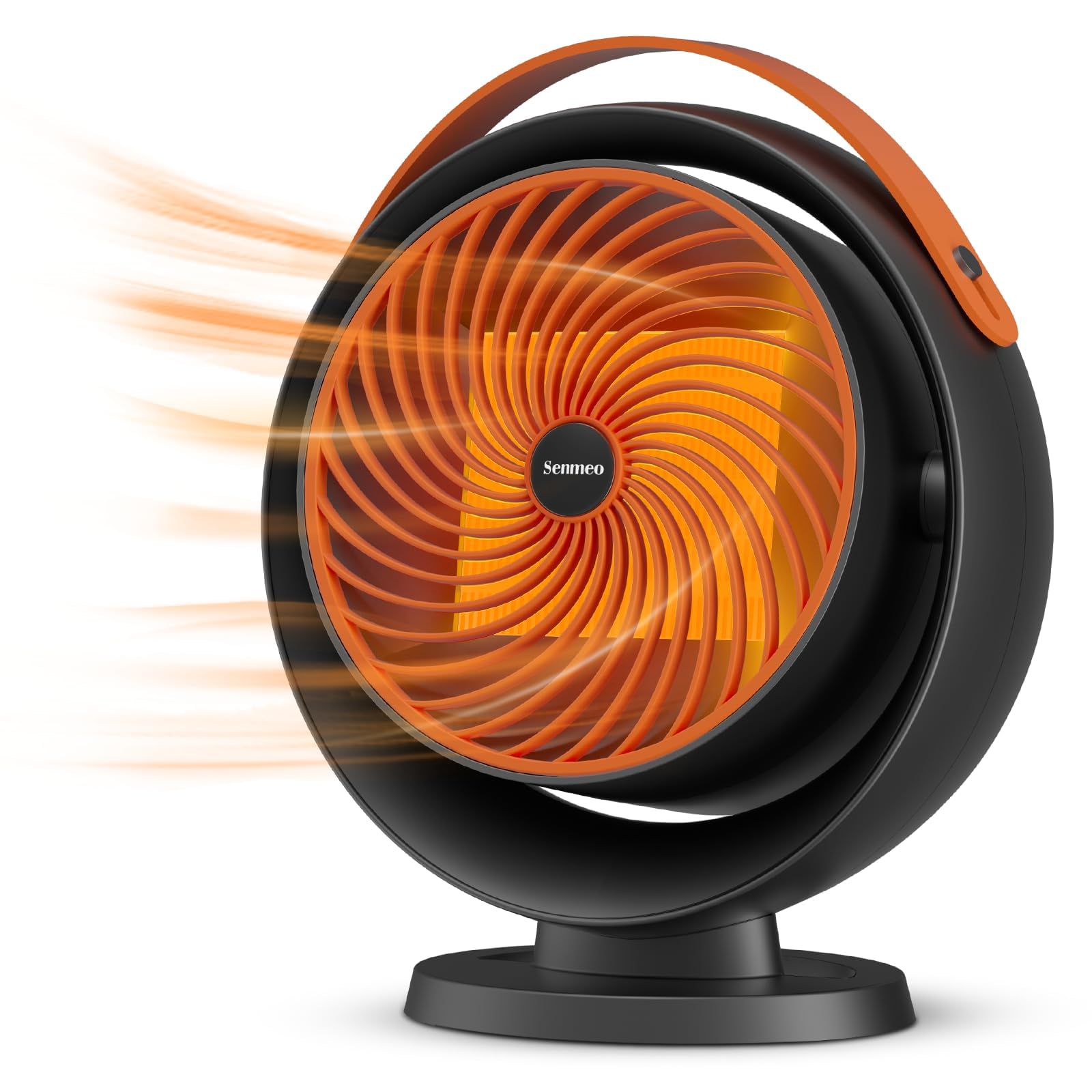 Senmeo 1000 Watt Heater, 3S Rapid Heating Heater for Home Low Energy ...