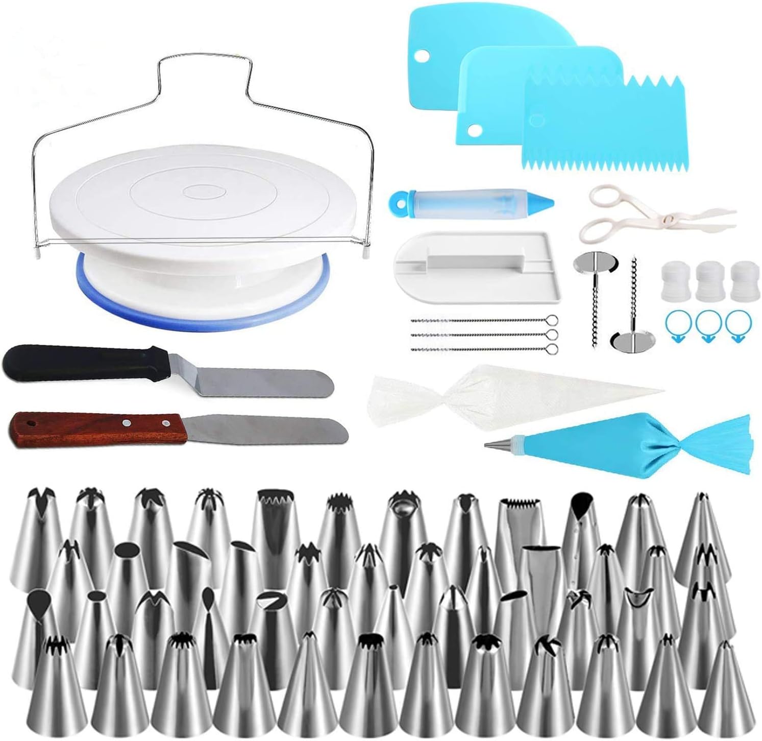NEXGADGET 102 pcs Kit Cake Decorating Supplies Set - Stainless Steel ...