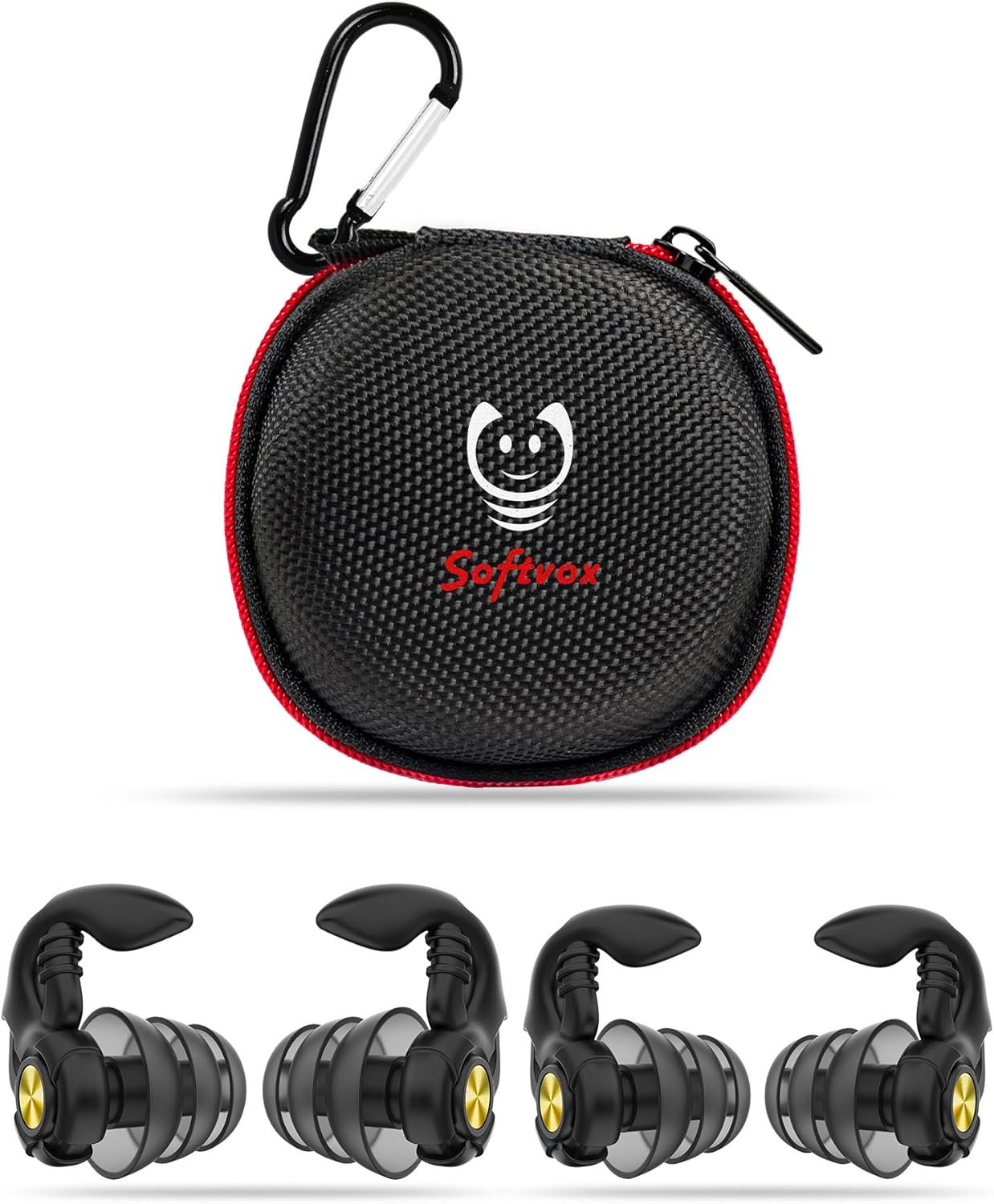 Amazon.com: Softvox Motorcycle Ear Plugs, Wind Noise Reduction Moto ...