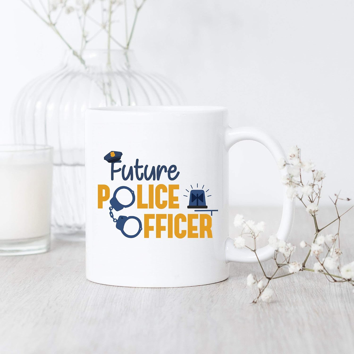 Amazon.com: Future Police Officer Police Coffee Mug Police Officer Gift ...