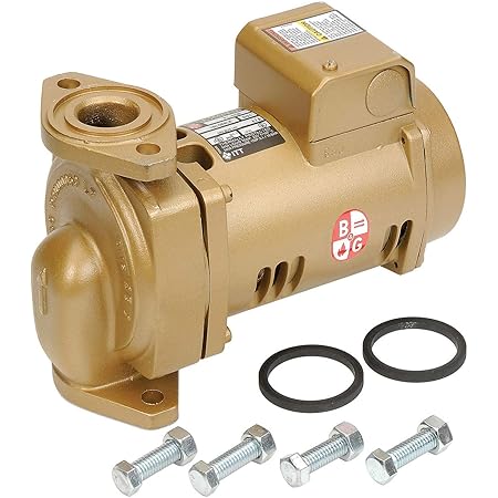 Bell & Gossett 1BL003LF Pl Series Circulator Pump Pl-36B Bronze 115V, 0 ...