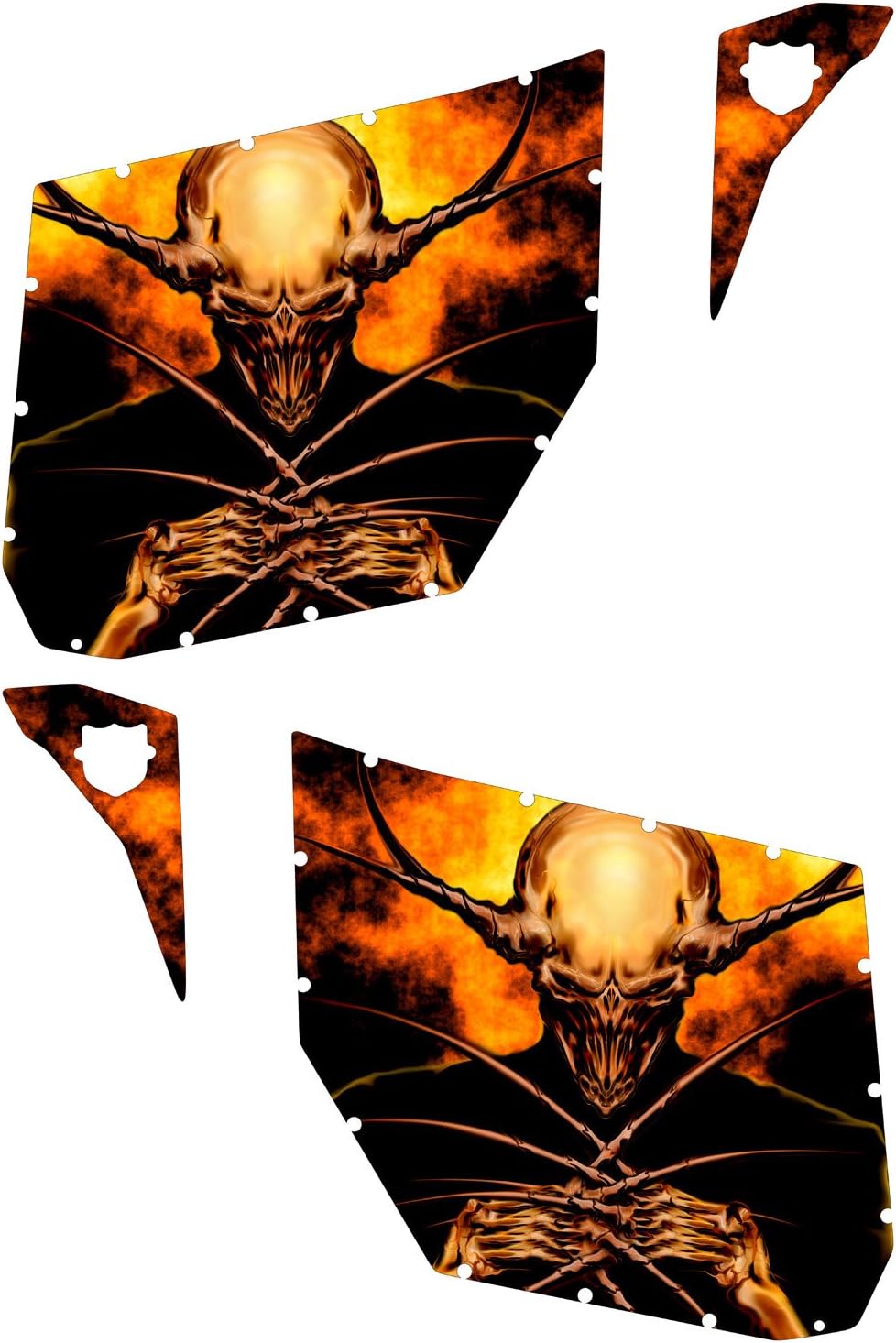 Amazon.com: CreatorX Graphics Kit Decals Stickers for Can-Am Commander ...