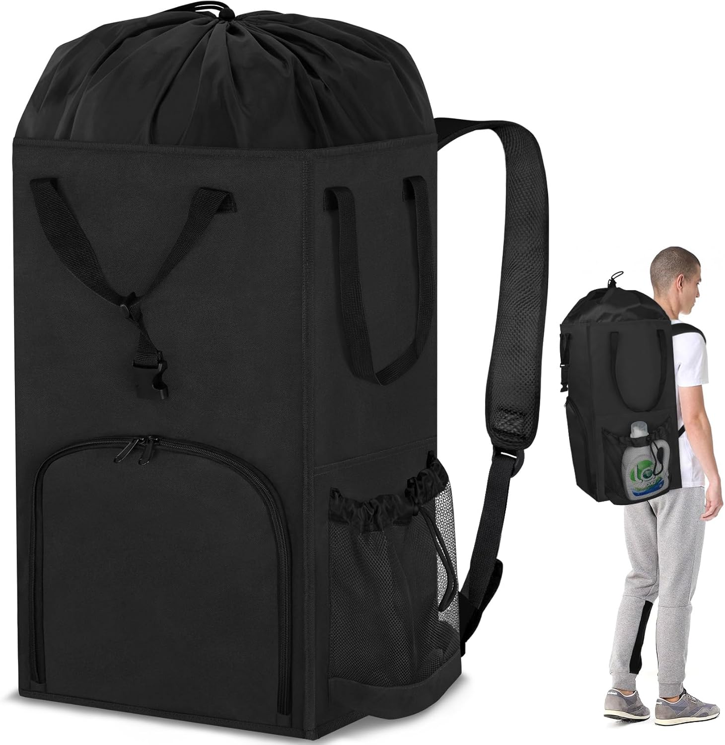 Amazon.com: 110L Laundry Backpack Bag College, Landry Bags Extra Large ...