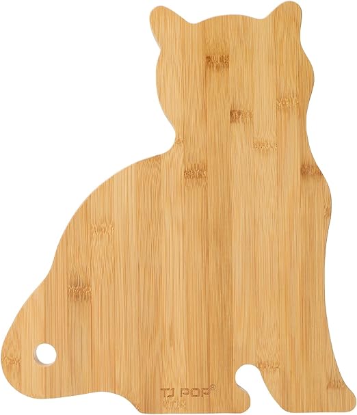 Amazon.com: Animal Shaped Personalized Bamboo Cutting Board, Funny ...