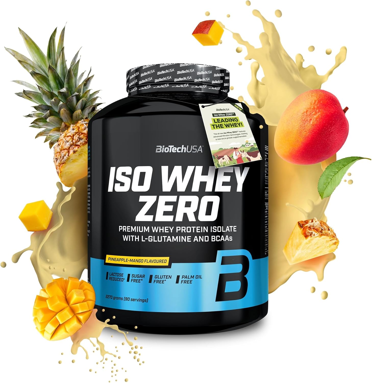 Amazon.com: Biotech USA Iso Whey Zero 2.27kg Pineapple Mango by ...