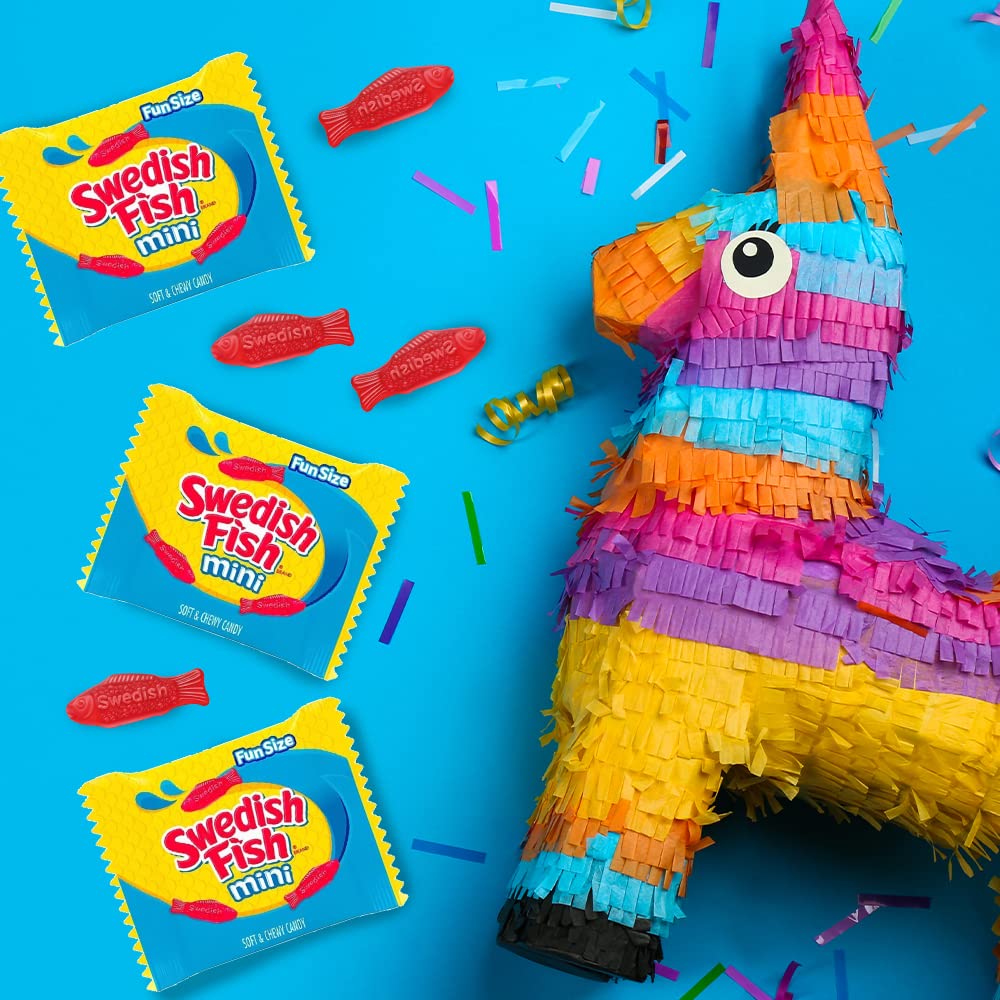 Swedish Fish Mini Soft Chewy Candy, 64 Count Bulk Pack in New Caledonia ...